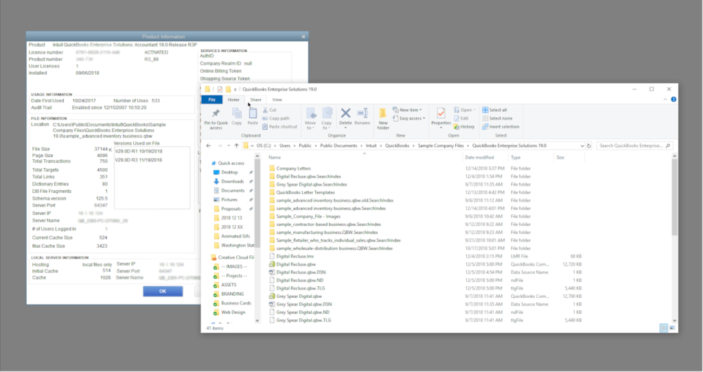 QuickBooks Portable File - Restoring Company Letters | ebs Associates, Inc.